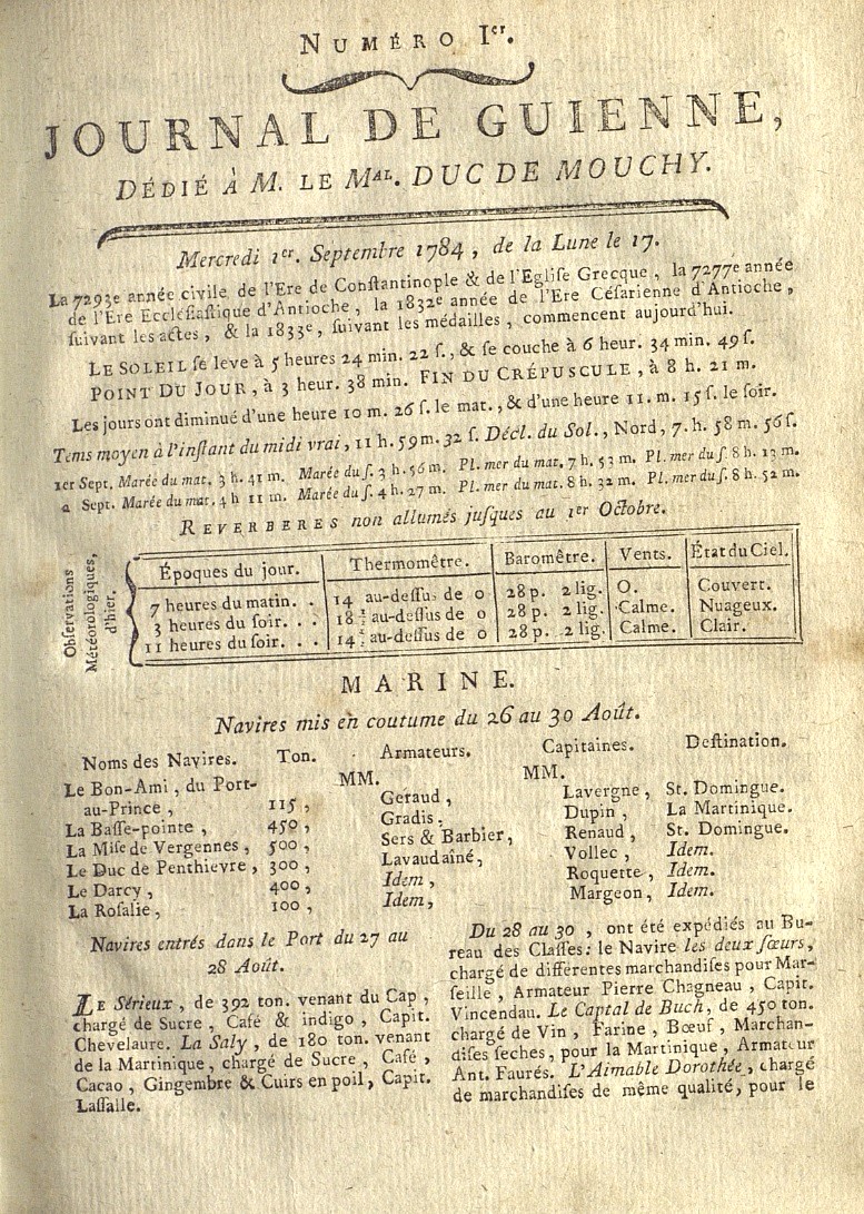 Presse ancienne - Séléné - Bibliothèque numérique de Bordeaux